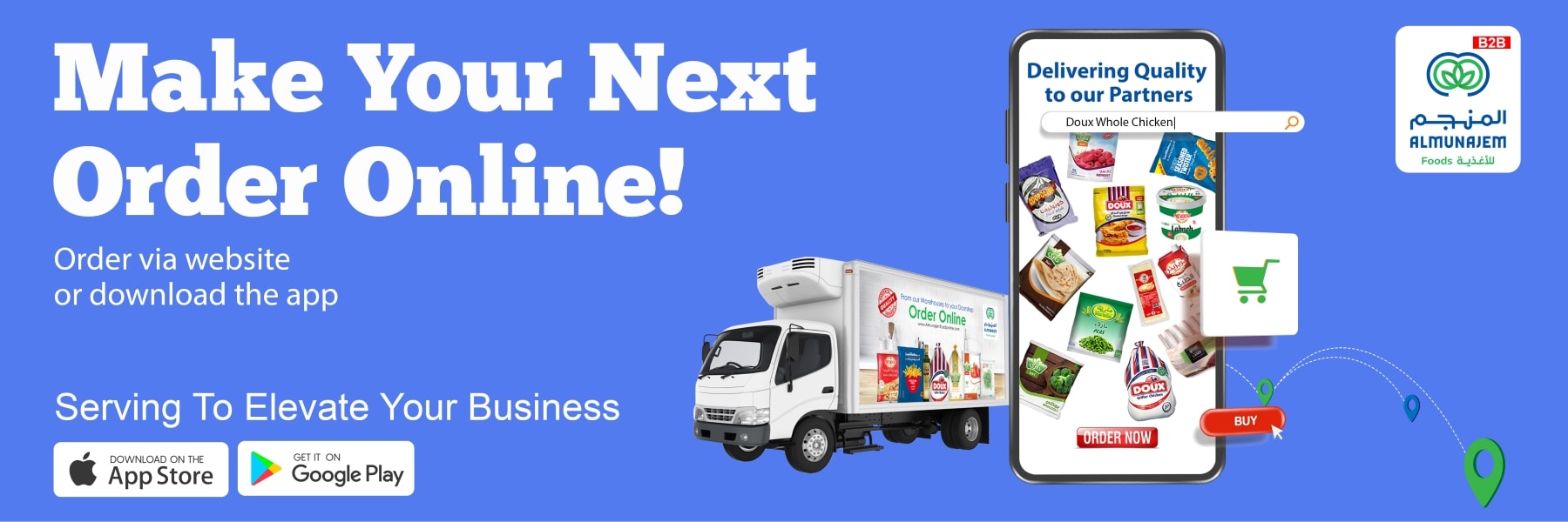 B2B Online - Almunajem Foods